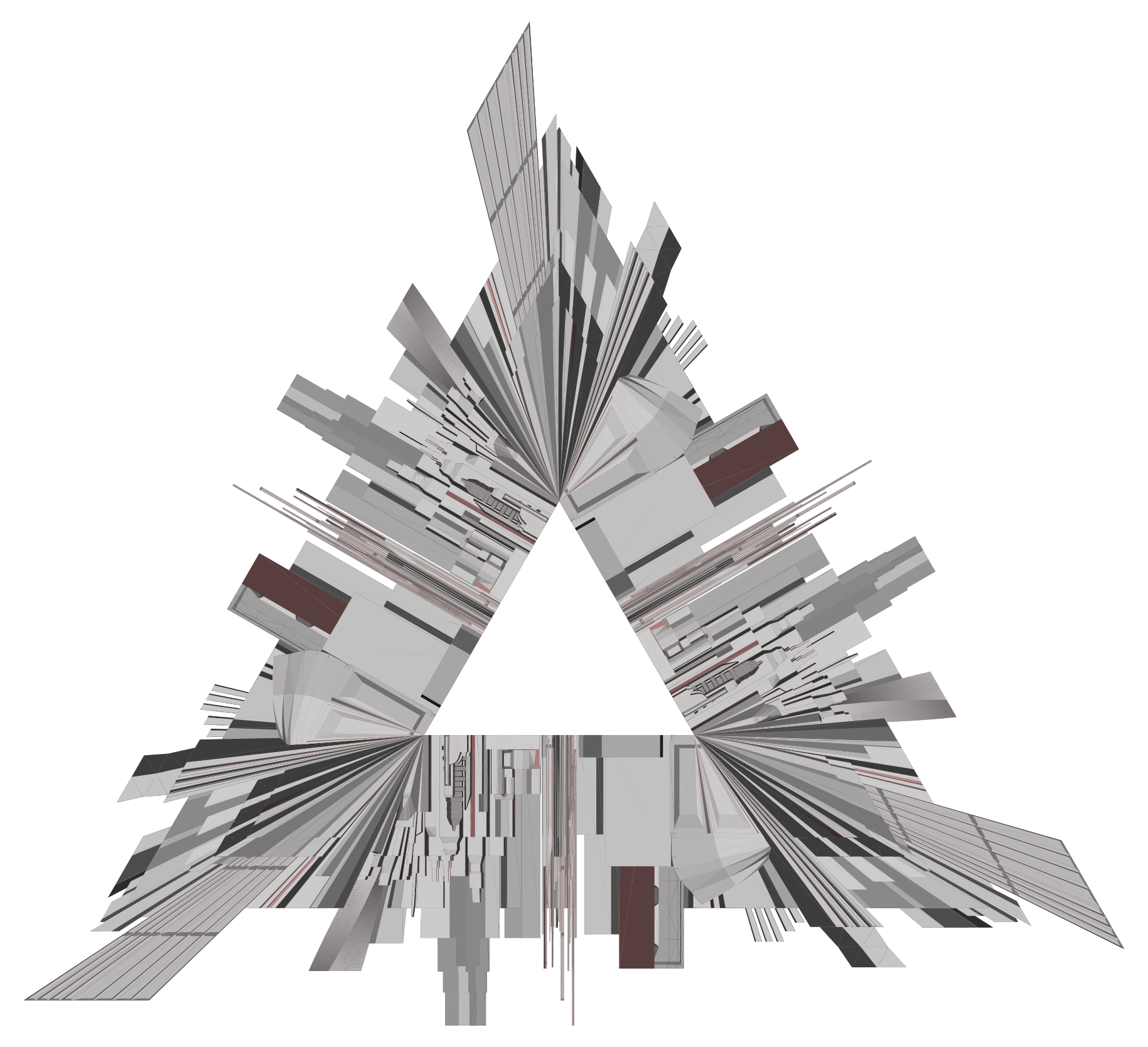 Triangle Tree Clip Art Image - ClipSafari