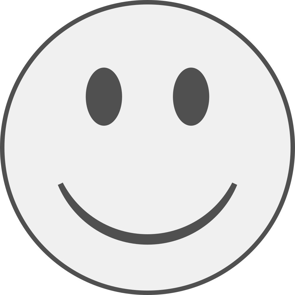 Gray Smiley Face Clip Art Image - ClipSafari