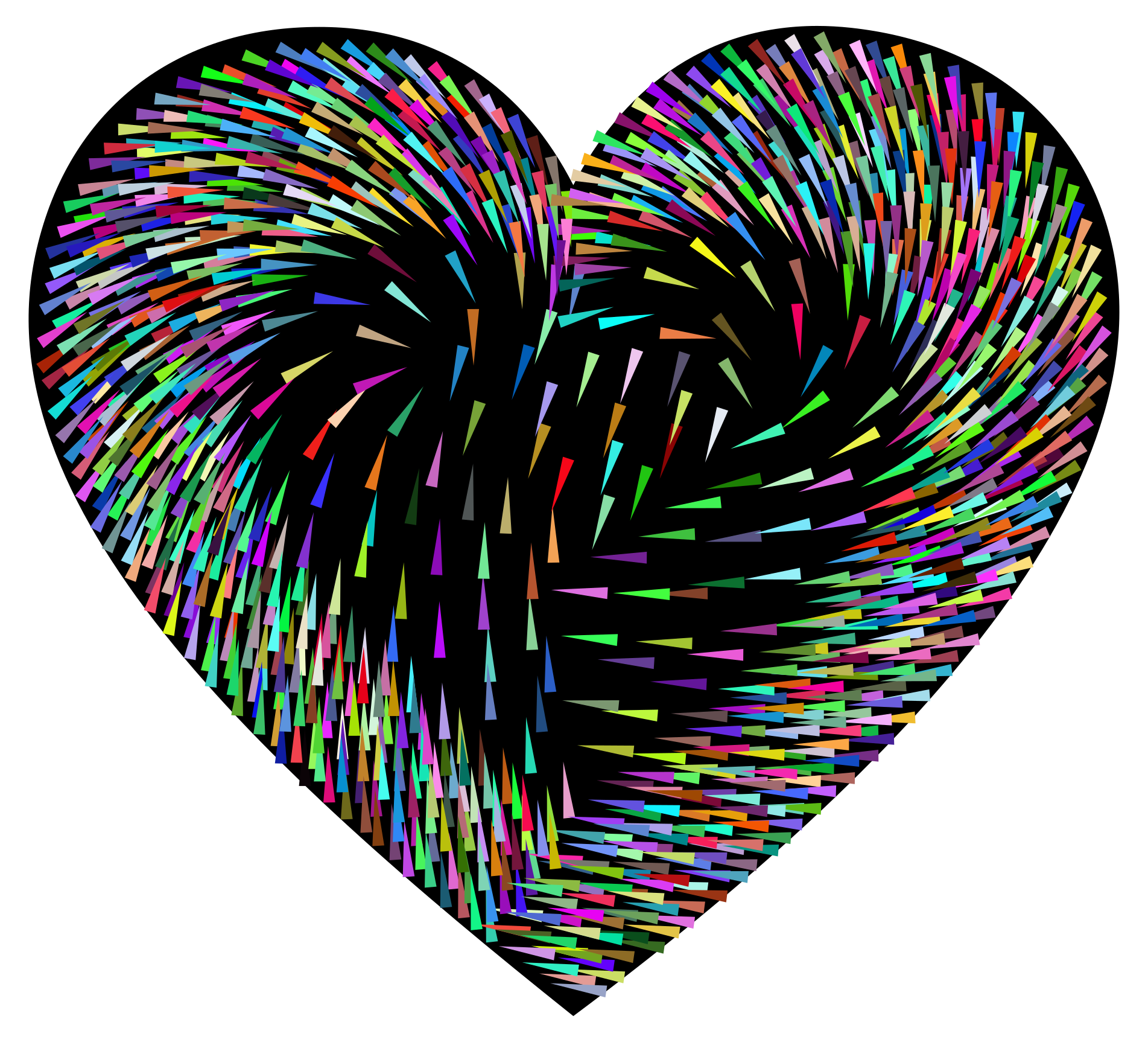 Firework Heart Clip Art Image - ClipSafari