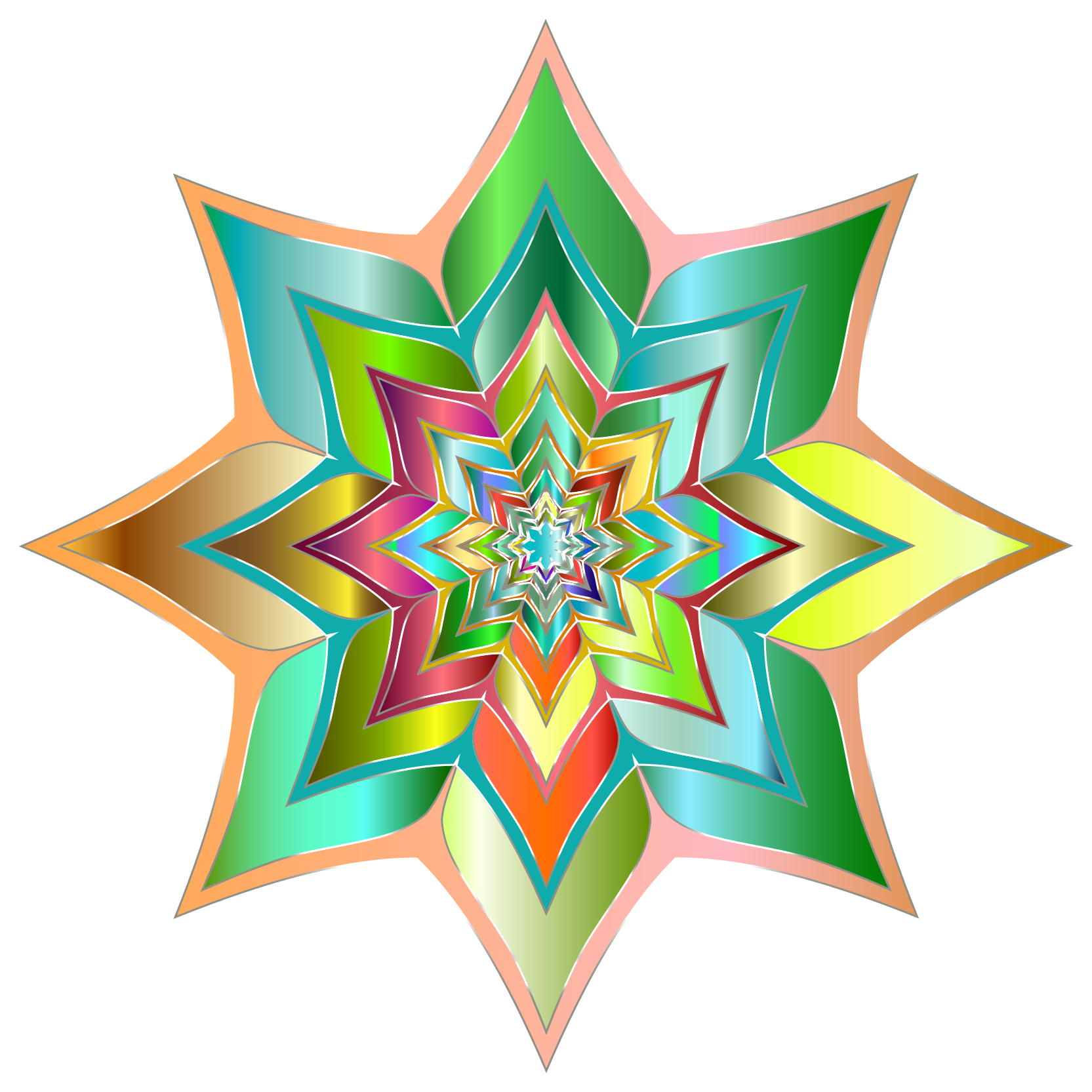 Colorful Geometric Design Clip Art Image - ClipSafari